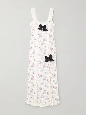 Alessandra Rich Slit Cocktail Dresses