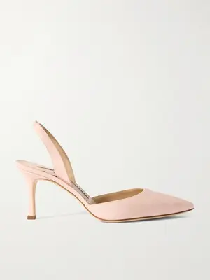 Manolo Blahnik Carolyne 70 Slingback Pumps - Pink