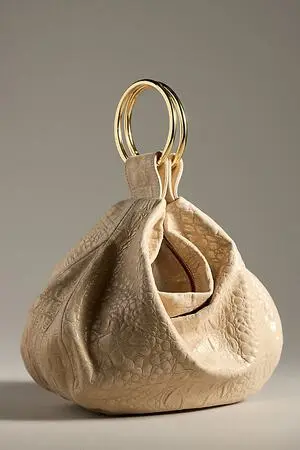 M.ANDONÌA Omega Hardware Handbag - Cream