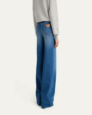 Chloé High-rise Wide-leg Palazzo Jeans