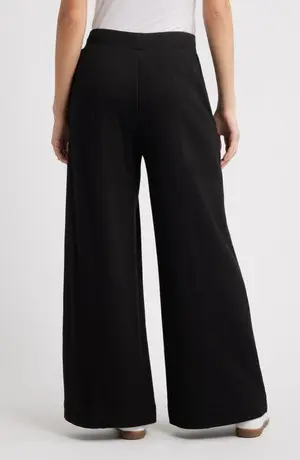 Wit & Wisdom Skyrise Pintuck Pleat Wide Leg Pants