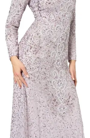MARYISA Embellished Maxi Dress