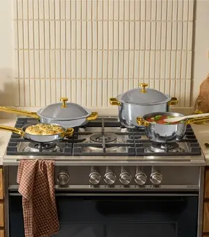 OUR PLACE Set Of 4 Titanium Always Pans Pro