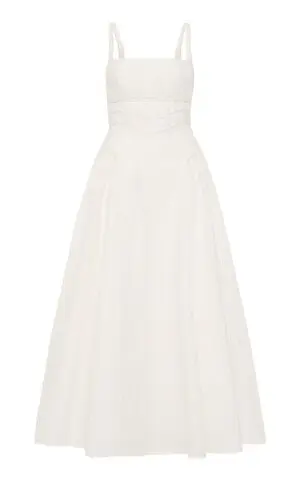 Rachel Gilbert Sophia Gathered Maxi Dress - Ivory