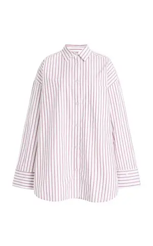 BY MALENE BIRGER Derris Cotton Shirt Stripe