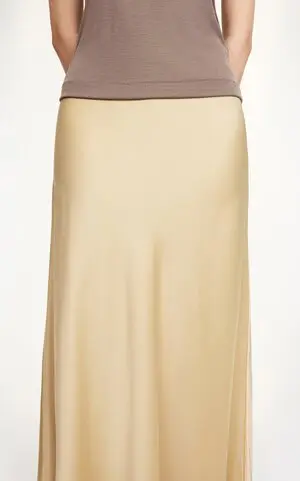 BY MALENE BIRGER Barbara Satin Maxi Slip Skirt