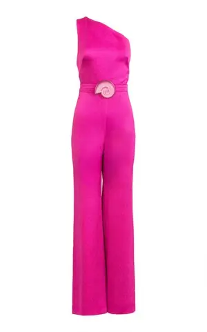Silvia Tcherassi Monique Asymmetric Jumpsuit - Pink