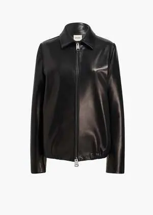 Khaite Jackson Leather Jacket