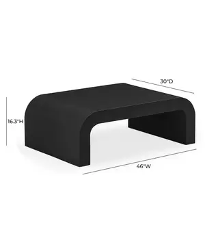 TOV FURNITURE Hump Coffee Table - Black
