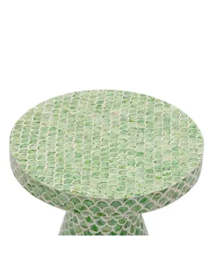 TOV FURNITURE Halio Shell Side Table - Green