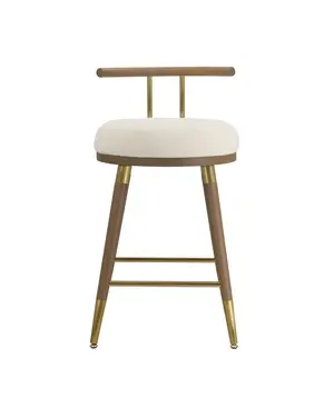 TOV FURNITURE Juniper Velvet Counter Stool