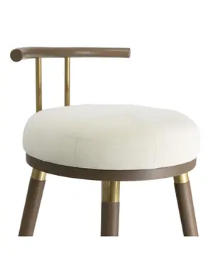 TOV FURNITURE Juniper Velvet Counter Stool