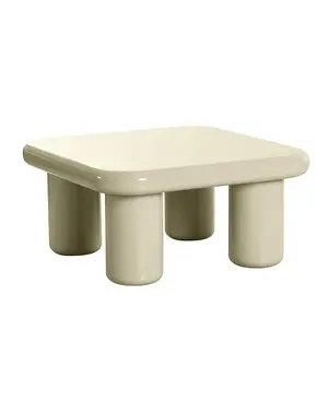 TOV FURNITURE Memphis Chocolate Coffee Table Cream