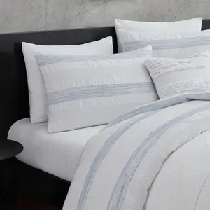 Dkny Waffle Stripe Duvet Cover Set, King
