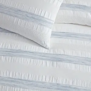 Dkny Waffle Stripe Duvet Cover Set, Full/queen