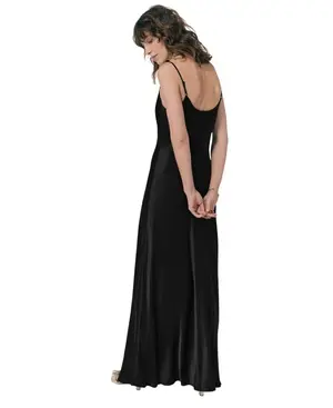 GHOST LONDON Winnie Satin Maxi Dress