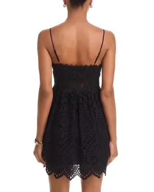 Generation Love Lilia Cotton Eyelet Mini Dress