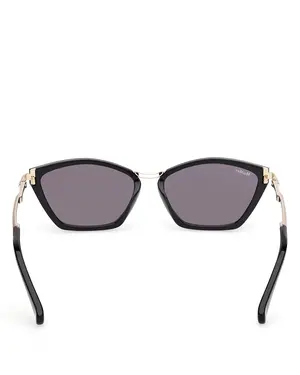 Max Mara Cat Eye Sunglasses, 54mm - Black/smoke