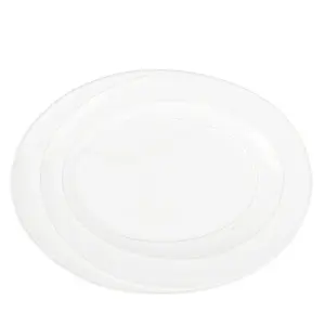 VIETRI Luna Small Oval Platter - White