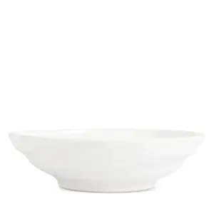 VIETRI Luna Shallow Serving Bowl - White