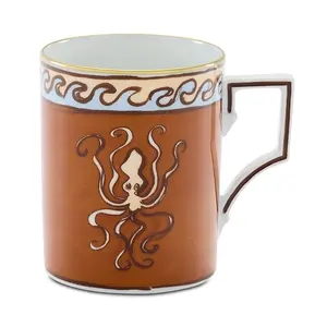 GINORI 1735 Luna Mug - Brown Light Blue