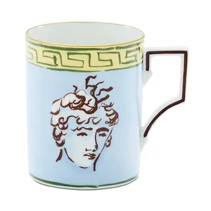 GINORI 1735 Luna Mug - Light Blue Yellow