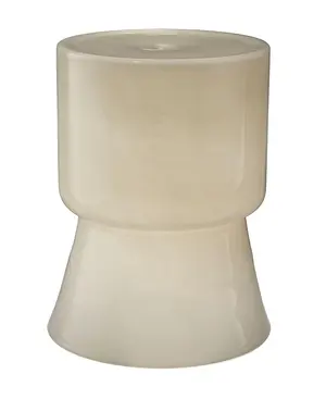 JAMIE YOUNG CO. Huntington Garden Glass Stool - Cream