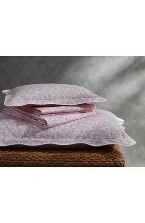 MATOUK Margot 500 Thread Count Cotton Percale Flat Sheet
