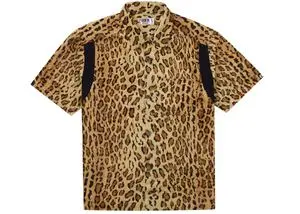 Supreme Goodenough Crushed Rayon Short Sleeve Shirt - Leopard