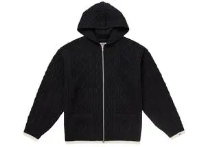 Supreme Goodenough Zip-up Hooded Sweater - Black