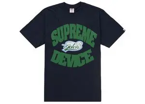 Supreme Goodenough Device Tee Shirt - Navy Blue