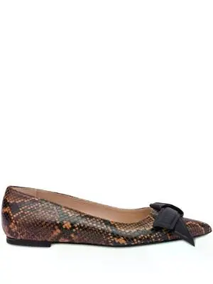 Moschino Bow Detailing Flats For Women