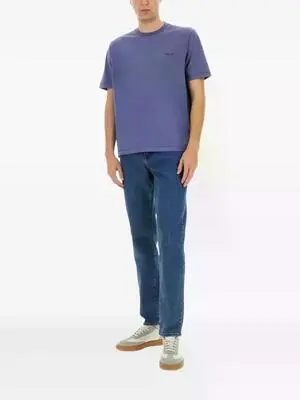 Paul Smith Embroidered Cotton T-shirt