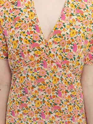 Zadig&Voltaire Floral-print Midi Dress - Orange