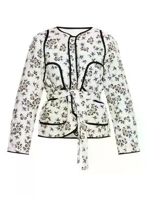 Munthe Floral-print Belted Jacket