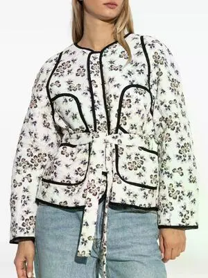 Munthe Floral-print Belted Jacket