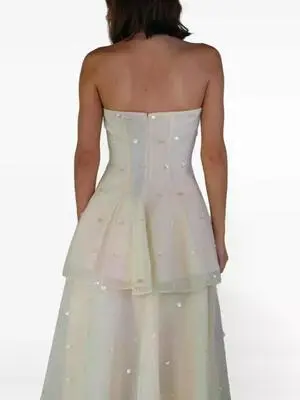 Azeeza Sable Mini Strapless Dress - Neutrals