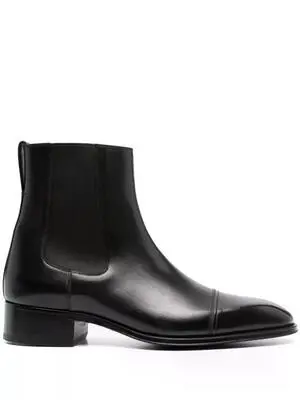 TOM FORD Hainaut Leather Chelsea Boots