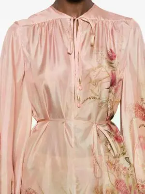 Zimmermann Cascadian Blouse - Pink