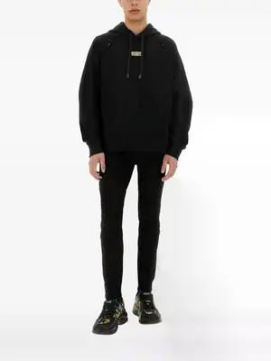 Versace Logo Plaque Hoodie