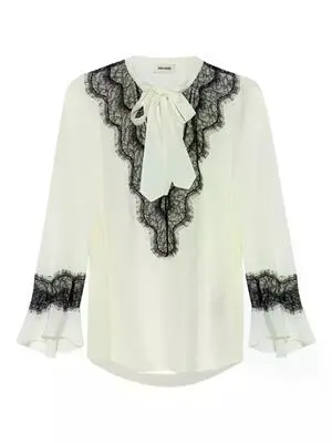 Zadig&Voltaire Lace-trimmed Blouse