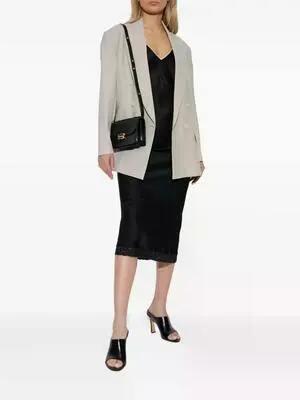 Victoria Beckham Pencil Skirt With Lace Trim