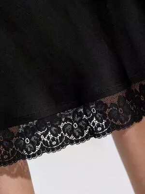 Victoria Beckham Pencil Skirt With Lace Trim