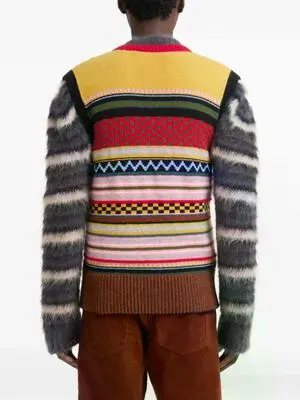 Marni Striped Wool Vest