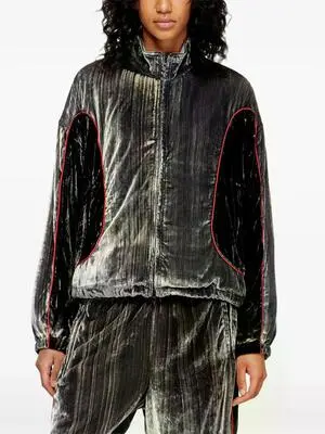DIESEL® G-riffin Zip-up Puffer Jacket - Silver