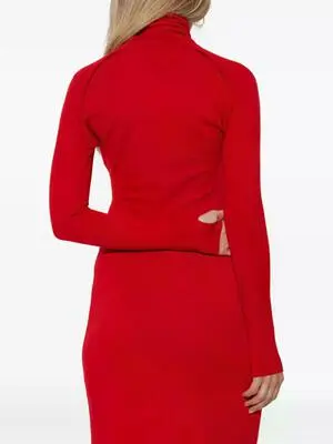 Victoria Beckham Wool High Neck Top