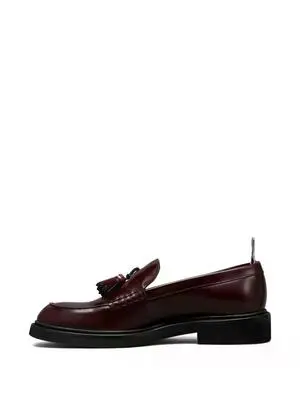 Thom Browne Polished Calf Tassel Loafers - Red