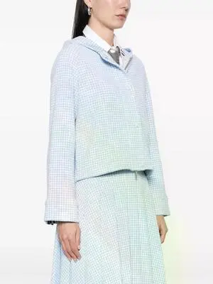 Thom Browne Gingham Tweed Jacket