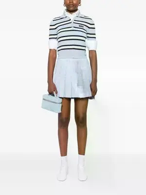 Thom Browne Pleated Tweed Midi Skirt