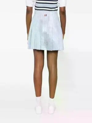 Thom Browne Pleated Tweed Midi Skirt